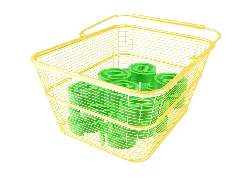 Winkelmand stock illustratie. Illustration of bijzonder - 104504770