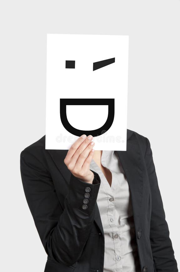 Winking stock image. Image of head, friendly, advertising - 19368867