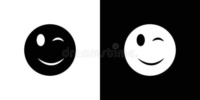 Winking Eye Icon Isolated Flat Vector in Outline Stock Vector ...