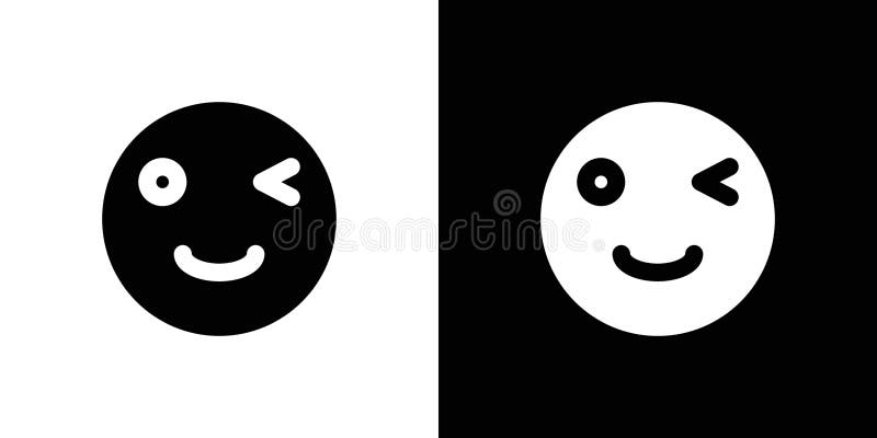 Winking Eye Icon Logo Set Vector Stock Vector - Illustration of simple ...
