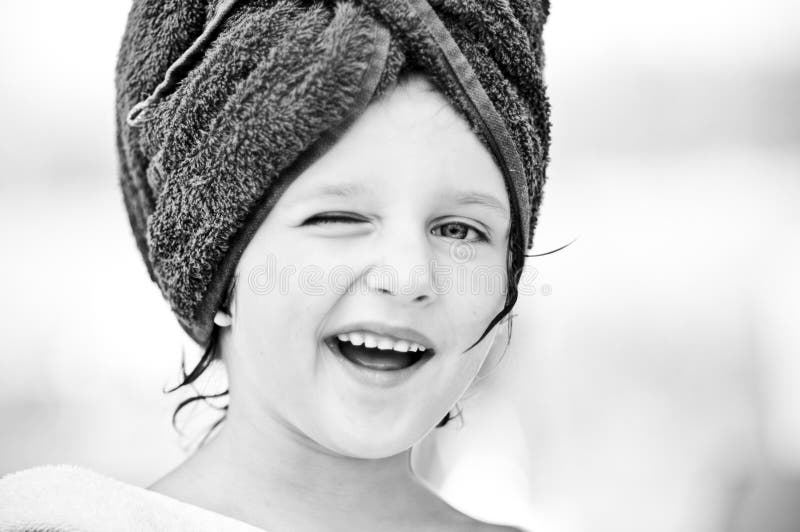 Winking eyes stock image. Image of serious, smile, blanket - 58009845