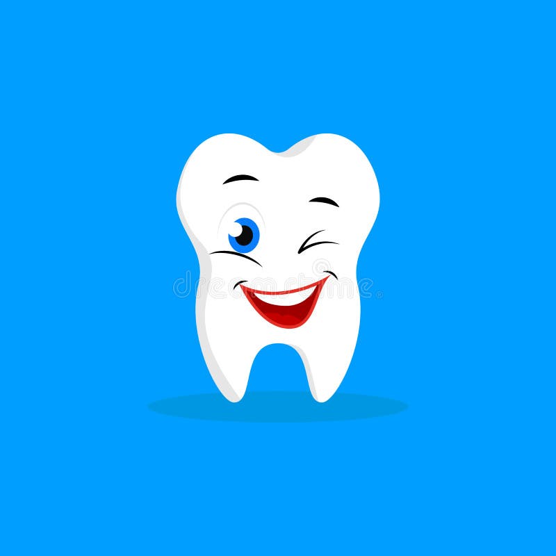 Winking Tooth Illustration Stock Illustrations – 204 Winking Tooth ...