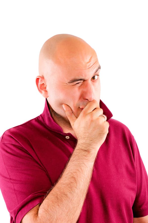 Winking man stock photo. Image of fine, humor, mouth - 26030330