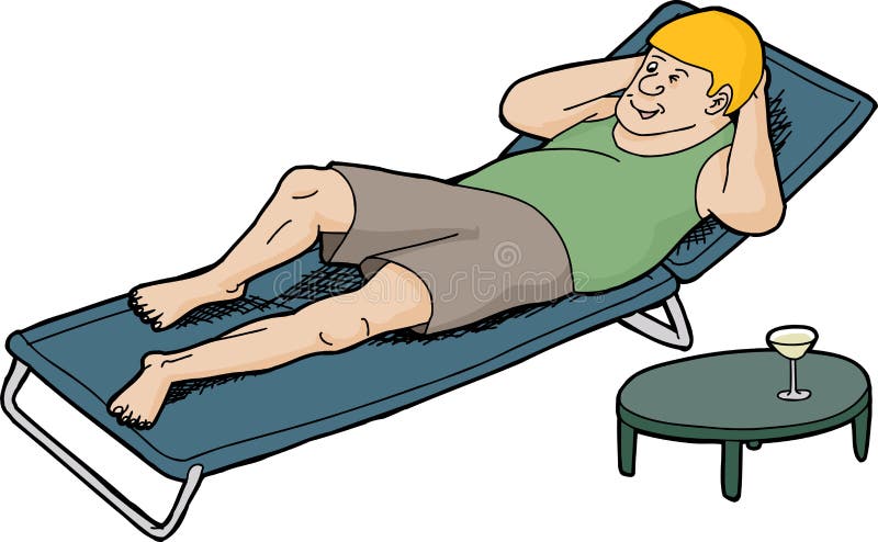 Guy Laying Back Relaxing Stock Illustrations – 20 Guy Laying Back ...
