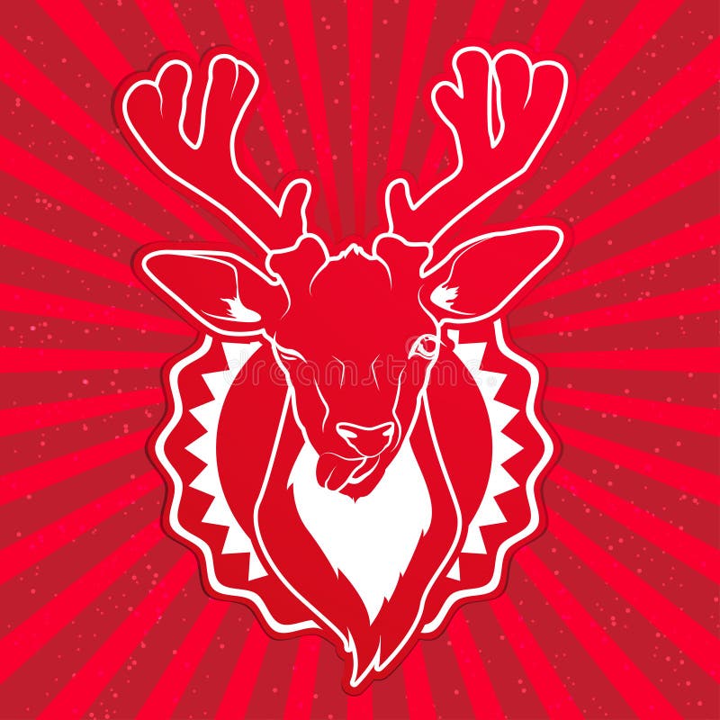 Reindeer Winking Stock Illustrations – 44 Reindeer Winking Stock ...