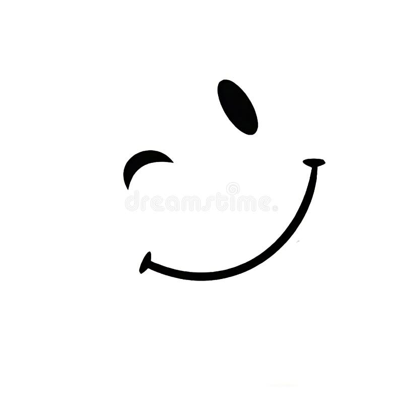 Winking Smiley Face Icon stock illustration. Illustration of vector ...