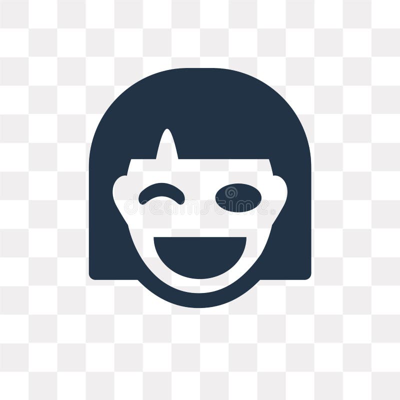 Winking Vector Vector, Eps, Logo, Icon, Silhouette Illustration by ...