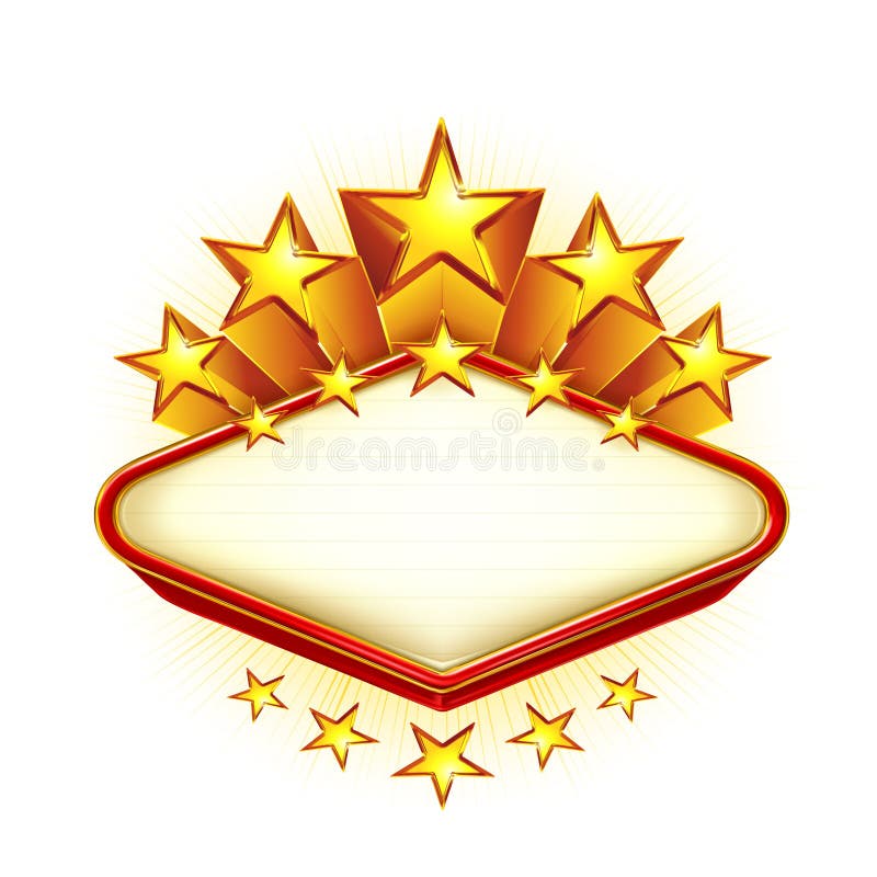 Gouden Trofee Met Rood Lint Stock Illustratie - Illustration of polijst ...