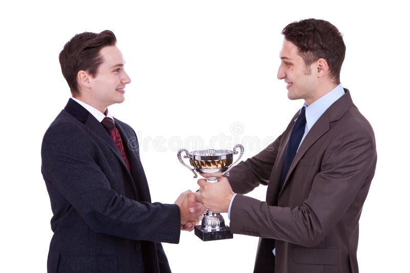 Winnend team stock afbeelding. Image of portret, hantering - 21927431