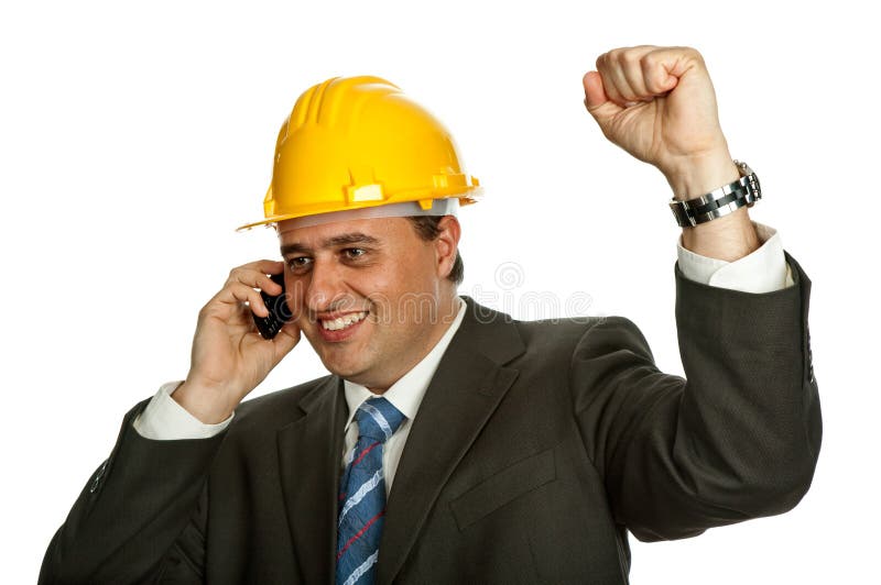 Winner stock image. Image of engineer, engineering, leadership - 10636233