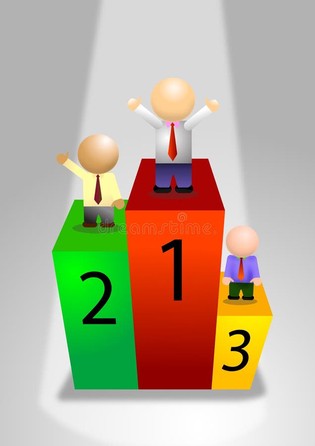 Superhero is the winner stock vector. Illustration of competition ...