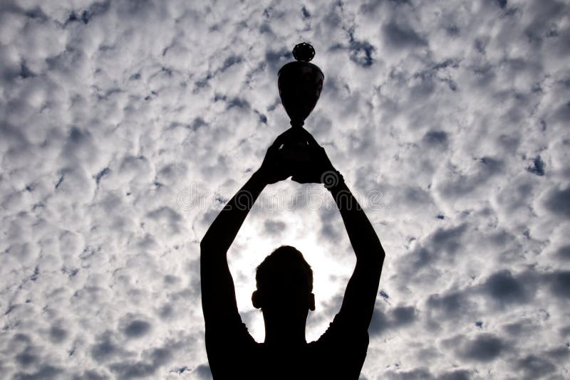 The Winner editorial stock image. Image of person, hold - 148159