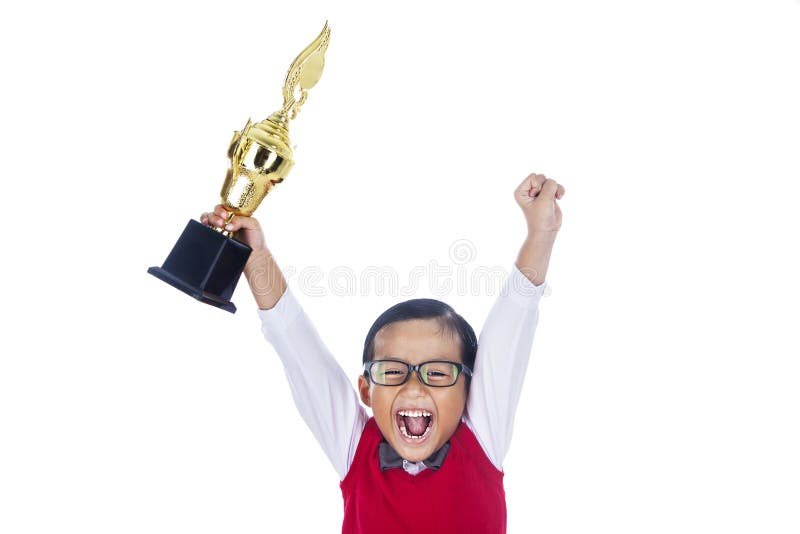 The Winner stock image. Image of celebration, hand, portrait - 26996583