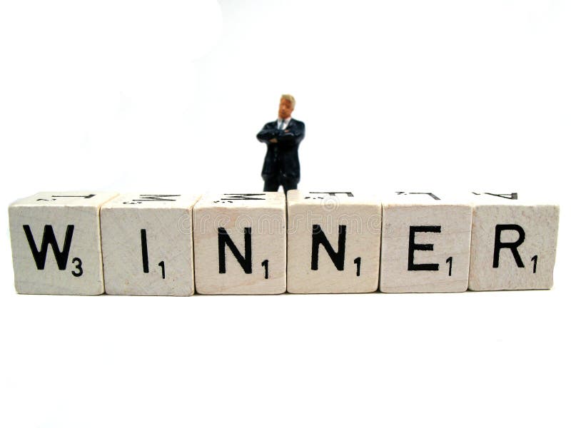 Who is the winner stock image. Image of selected, acknowledgement - 4295625
