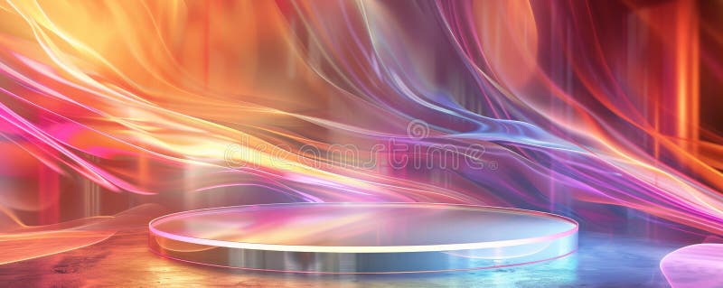 Winner Award Podium Background Showcasing a Transparent Acrylic Podium ...