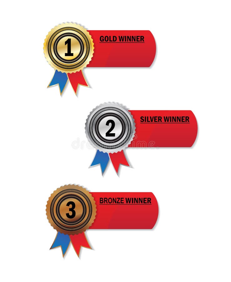 Winner Badge stock vector. Illustration of winner, medal - 1543373