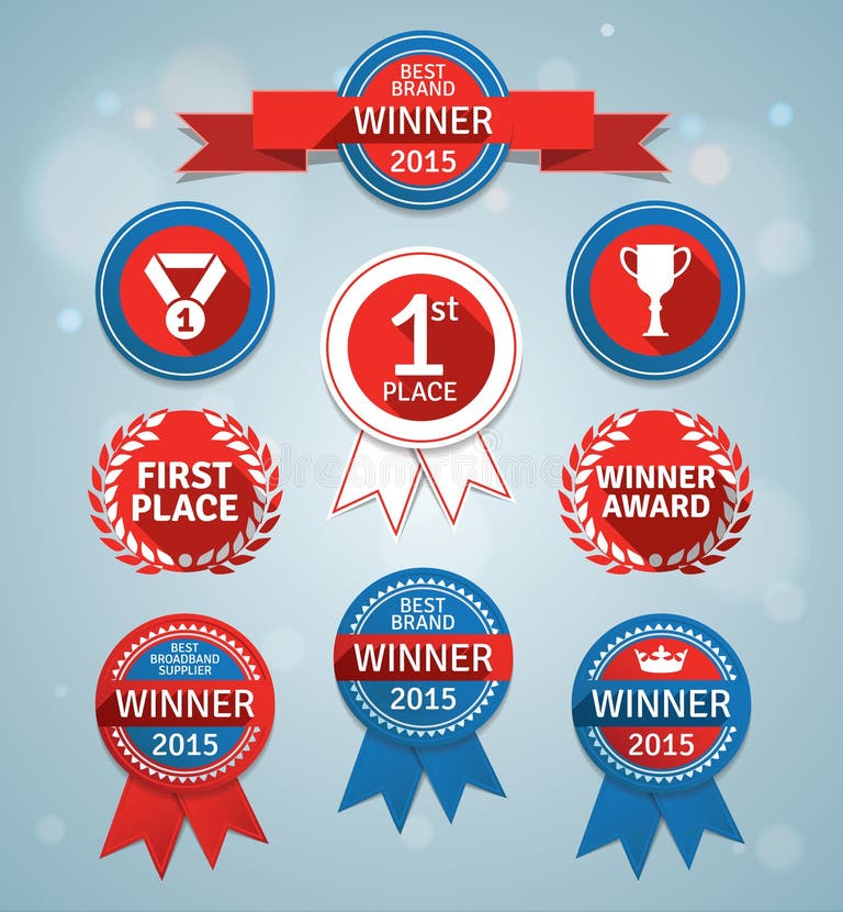 Winner Badges Stock Illustrations – 4,949 Winner Badges Stock ...