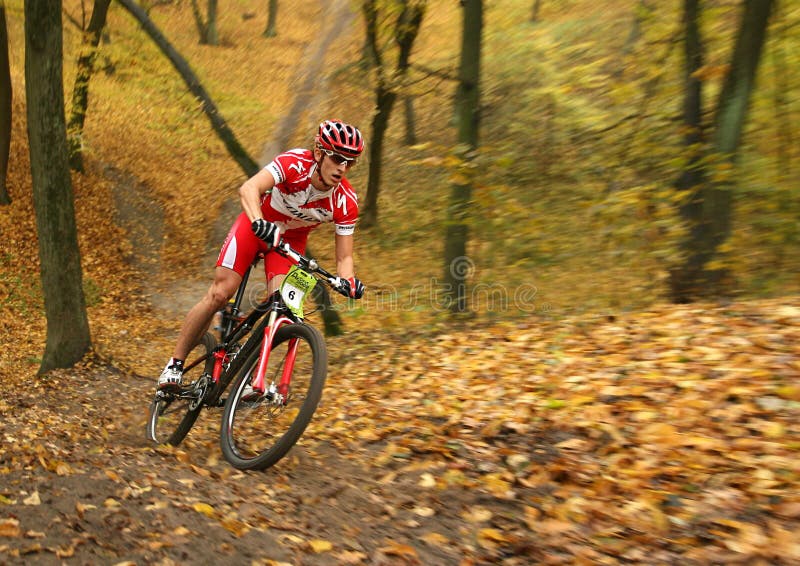 Winner on the bike. editorial stock photo. Image of blur - 11847258