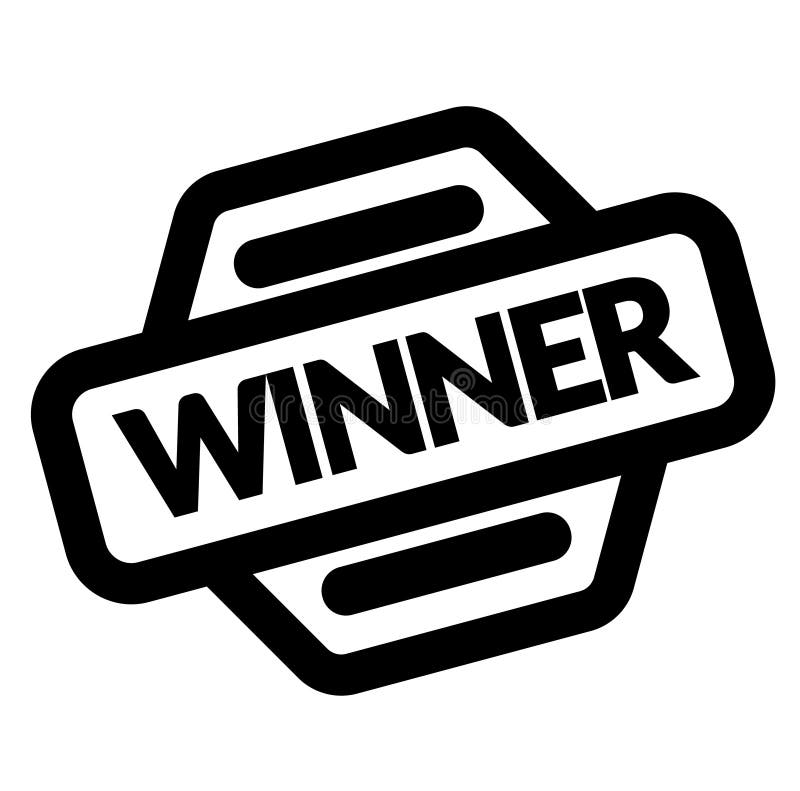 Winner black stamp stock vector. Illustration of espresso - 123579337