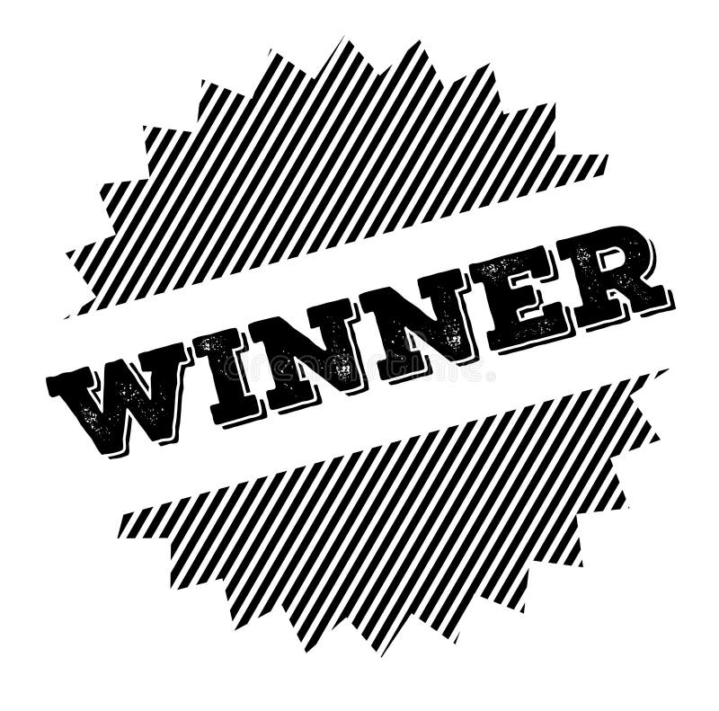 Winner black stamp stock vector. Illustration of seal - 124060127