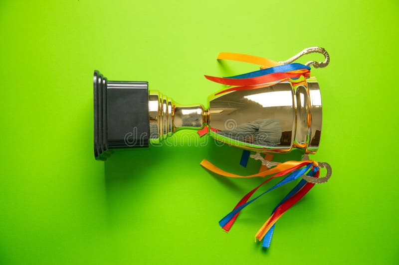 Winner Champions Golden Trophy Cup. Success Stock Photo - Image of ...