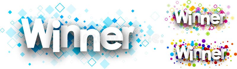 Winner Colour Icon with Trophy Cup Stock Vector - Illustration of ...