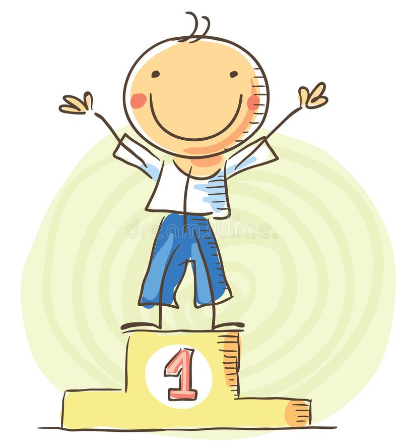 Winner of the competition stock vector. Illustration of vector - 44609401