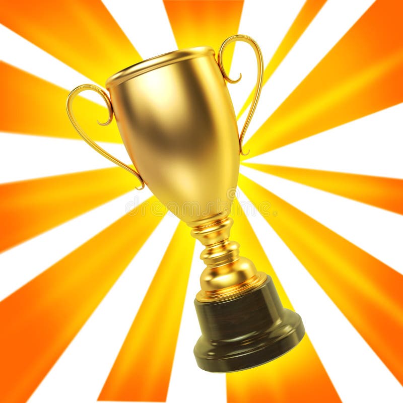 Winner cup. stock photo. Image of lights, achievement - 48194662