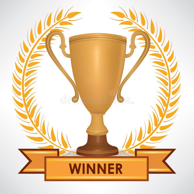 Gold Trophies Stock Illustrations – 2,260 Gold Trophies Stock ...