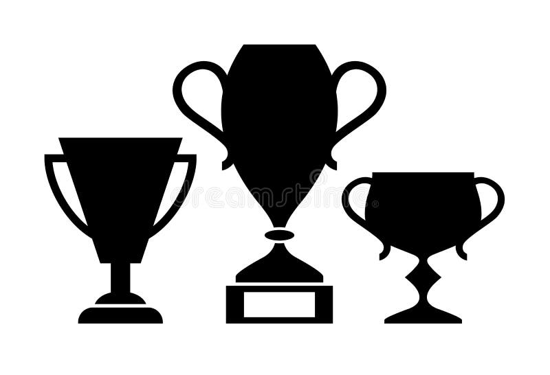 Winner cups icon stock vector. Illustration of leader - 58355740