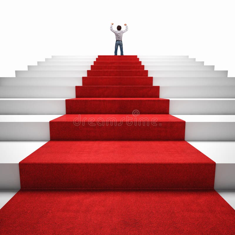 Winner stock image. Image of step, gala, student, white - 44627599