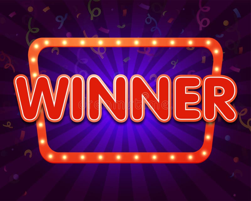 Winner design stock vector. Illustration of place, sport - 43876921