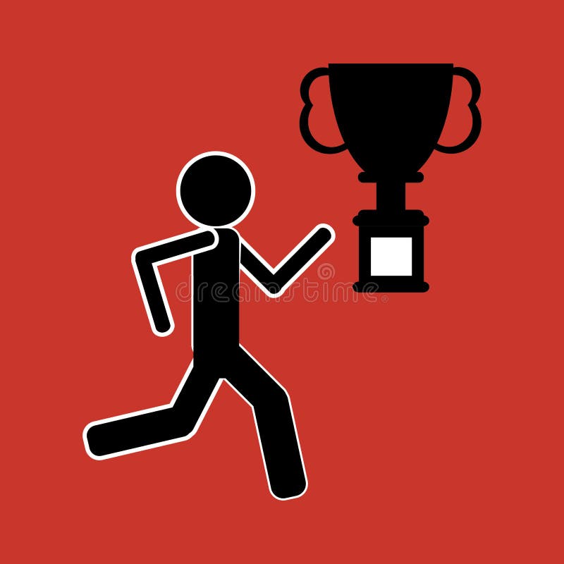 Winner Design. Success Concept. Flat Illustration , Vector Stock Vector ...