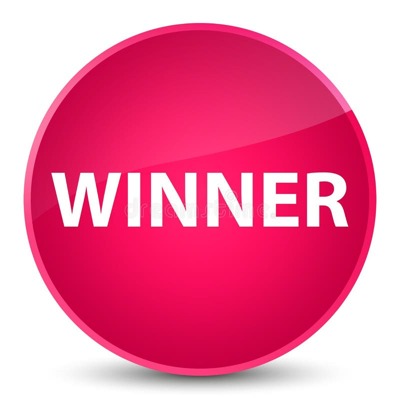 Winner Elegant Green Diamond Button Stock Illustration - Illustration ...