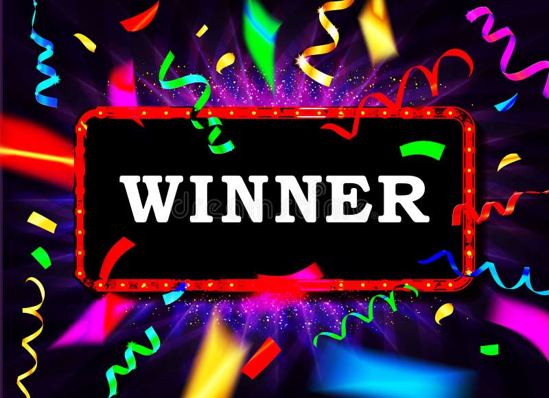 Winner frame label stock vector. Illustration of concept - 208505419