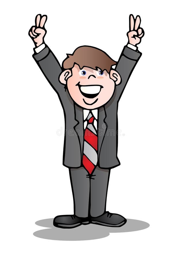 Winner guy stock illustration. Illustration of olympic - 20433213