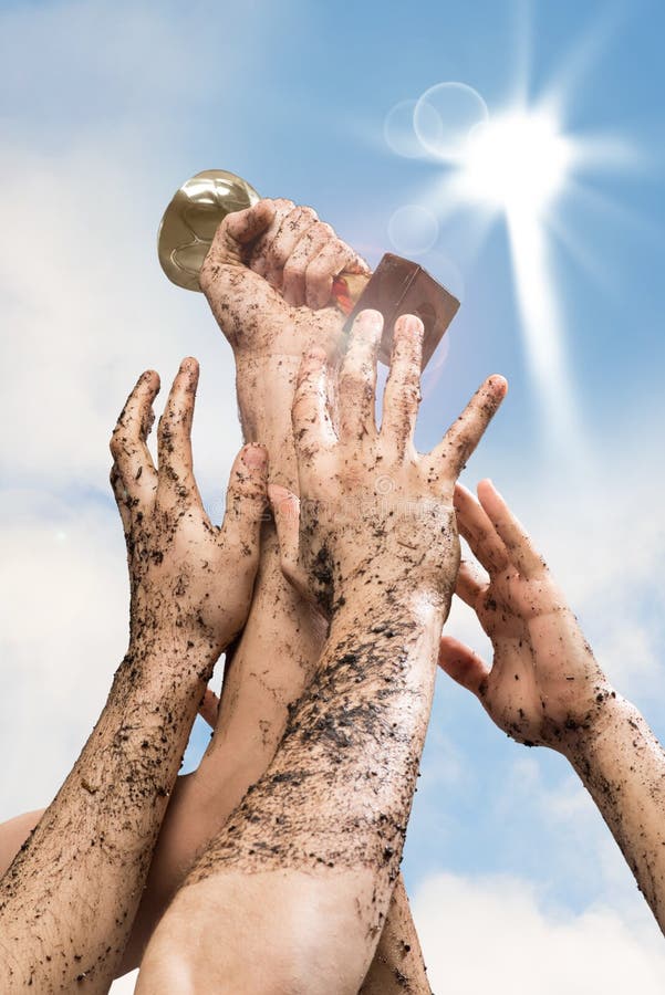 Winner stock photo. Image of hand, champ, achievement - 32857732