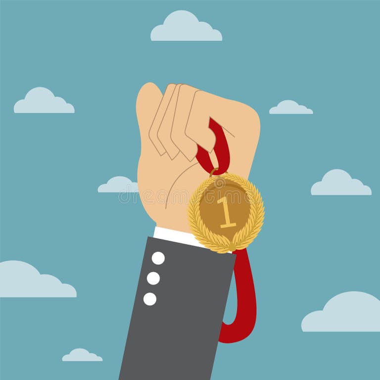 Cartoon Goal Medal Stock Illustrations – 1,747 Cartoon Goal Medal Stock ...