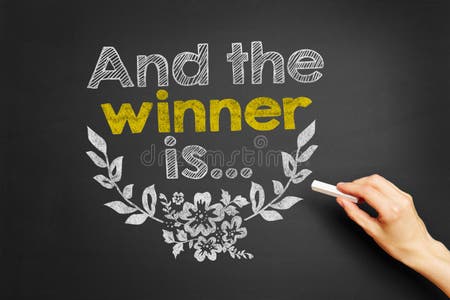 And the winner is.. stock photo. Image of trophy, presentation - 54148446