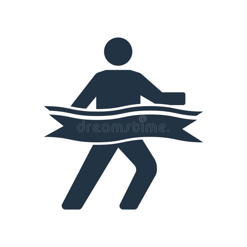 Winner Icon Vector Sign and Symbol Isolated on White Background Stock ...