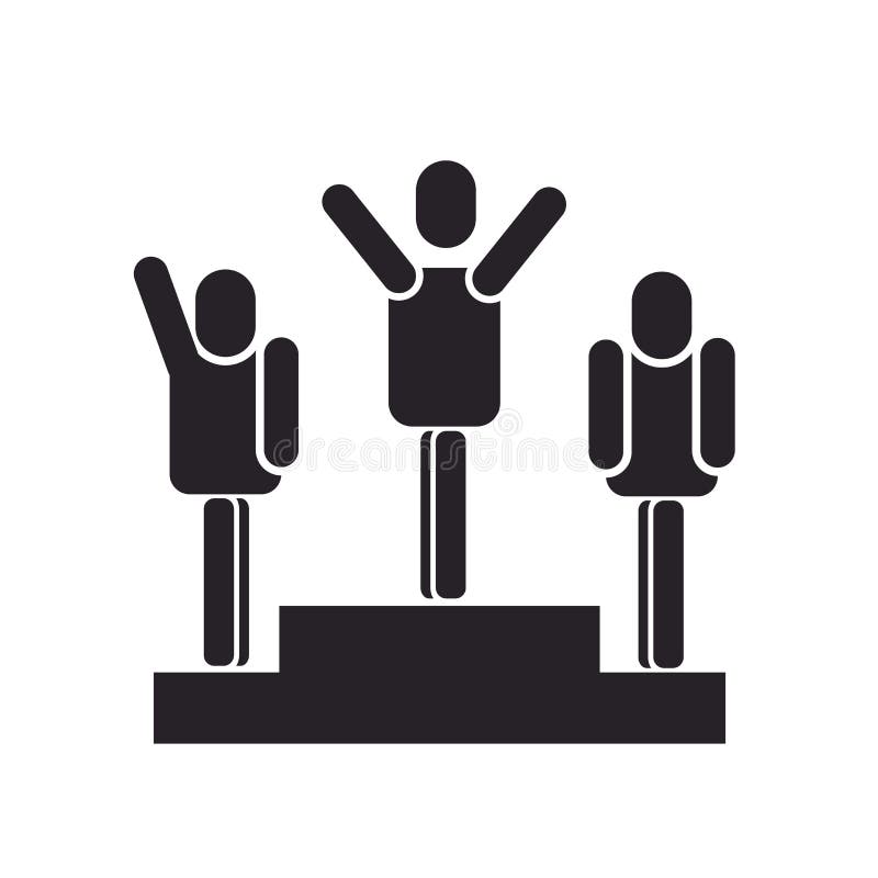 Winner Icon Vector Sign And Symbol Isolated On White Background Stock ...