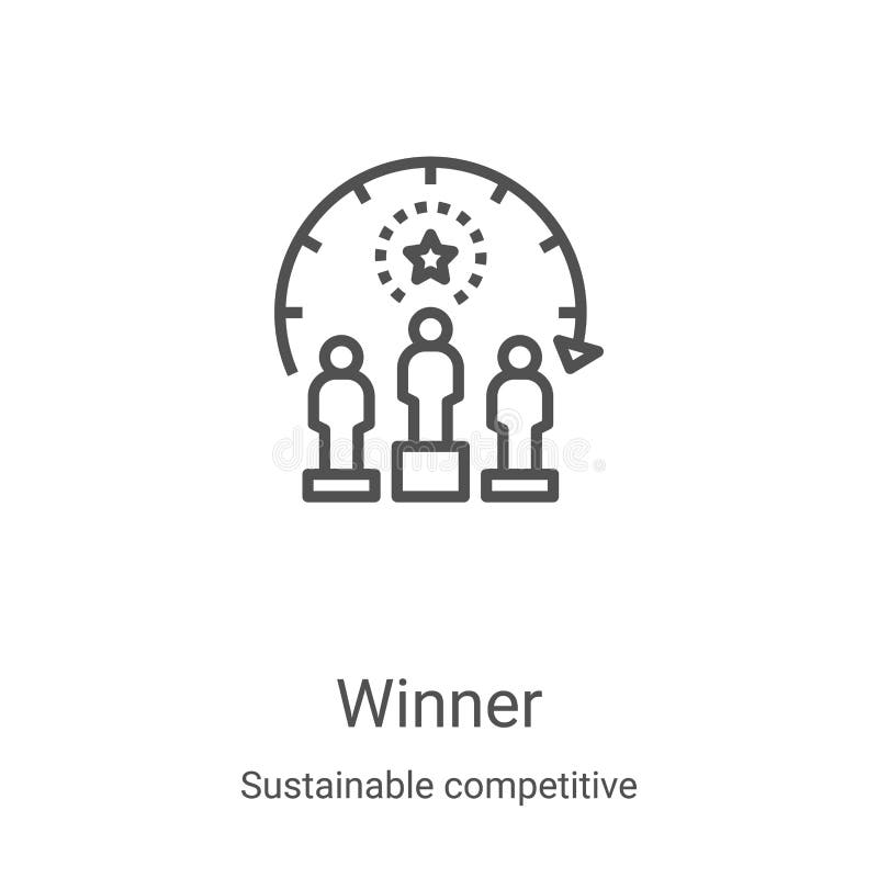 Advantage Icon Vector from Sustainable Competitive Advantage Collection ...