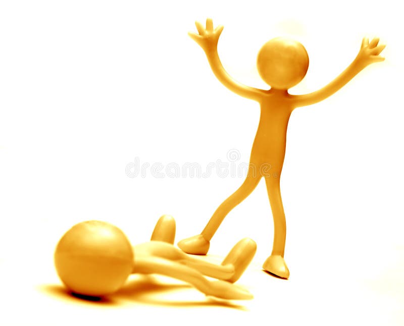 Business winner and loser stock image. Image of business - 1486179