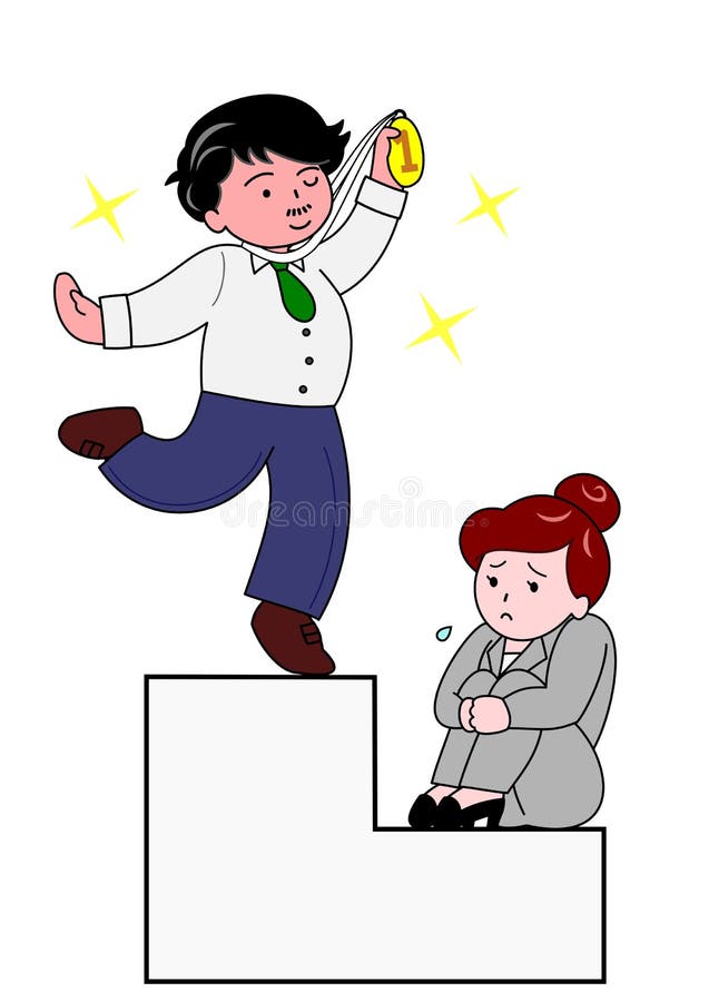 Egg Man Woman Loser Cartoon Stock Illustration - Illustration of ...