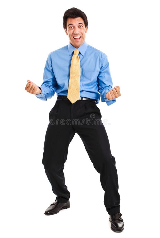 Winner man stock image. Image of white, happy, surprise - 21600519