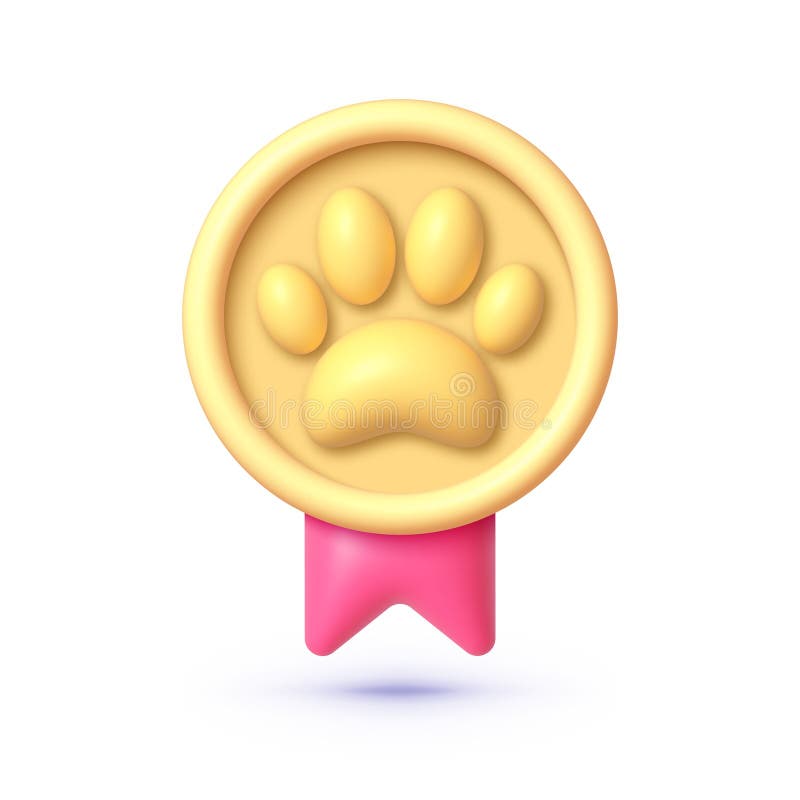 Winner Pet 3D, Great Design for Any Purposes. Gold Winner Pet Stock ...