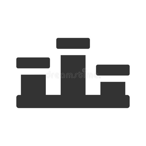 Winner place Icon stock vector. Illustration of trophy - 290854636