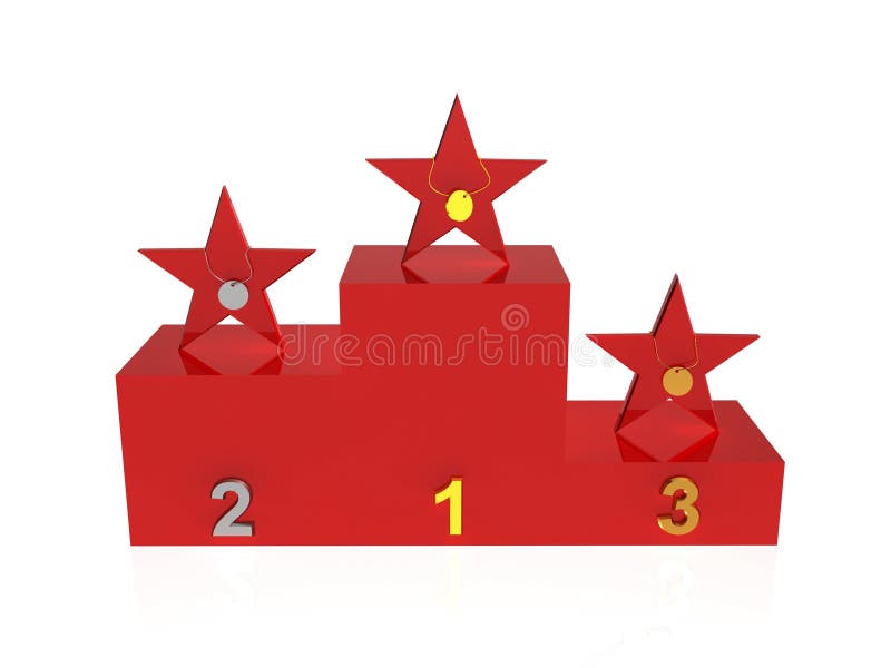 Track Lanes with Winner S Podium Stock Image - Image of lines, surface ...