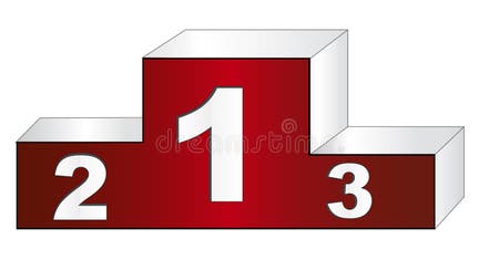 Winner podium stock vector. Illustration of isolated - 16051360