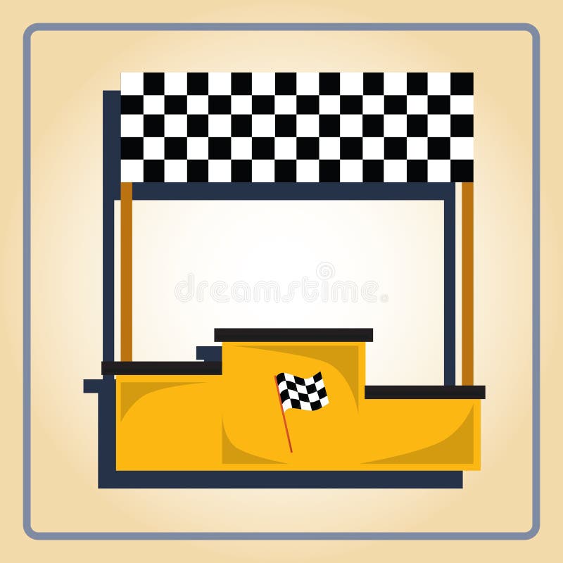 Winner Podium. Vector Illustration Decorative Design Stock Vector ...